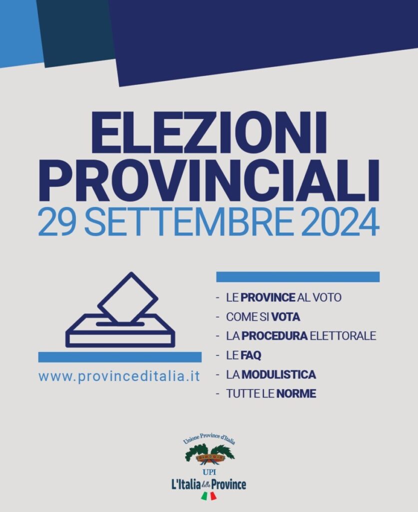 INDICE DOCUMENTAZIONE UPI ELEZIONI PROVINCIALI DEL